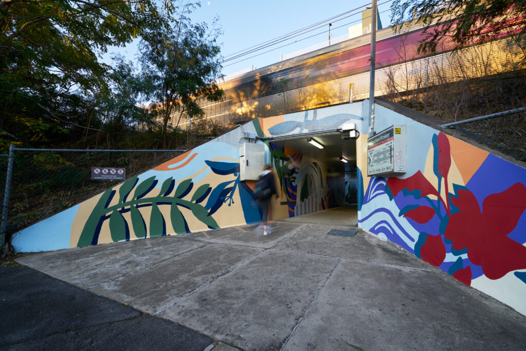 QLD Rail Auchenflower Station – QCA LiveArt